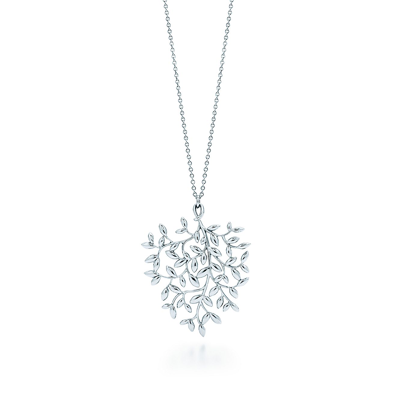 Paloma Picasso® Olive Leaf Pendant In Sterling Silver Large Tiffany