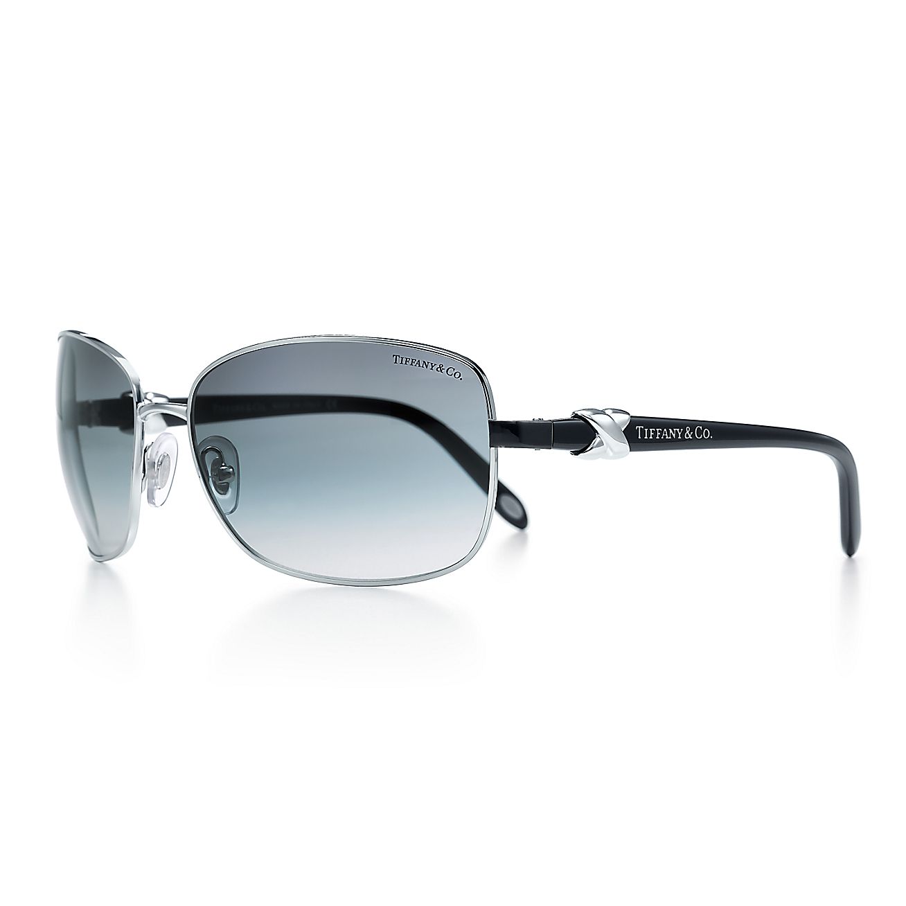 Tiffany Signature™ Aviator Sunglasses With Silver Colored Embellishment