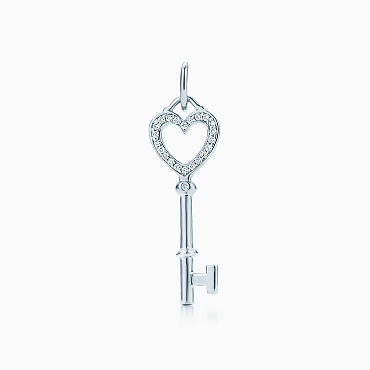 Tiffany Keys White Gold Charms | Tiffany & Co.