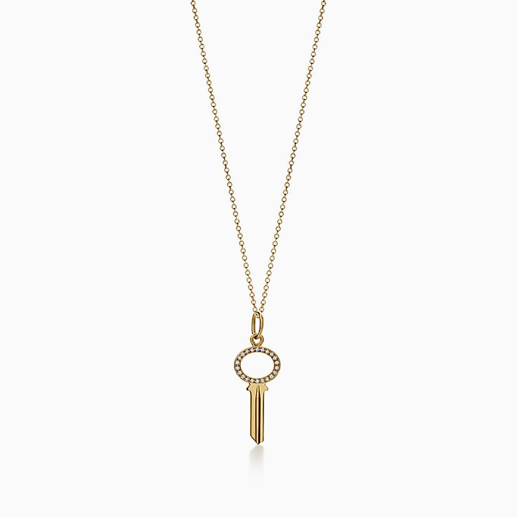 Tiffany Keys Gold Necklaces & Pendants | Tiffany & Co.
