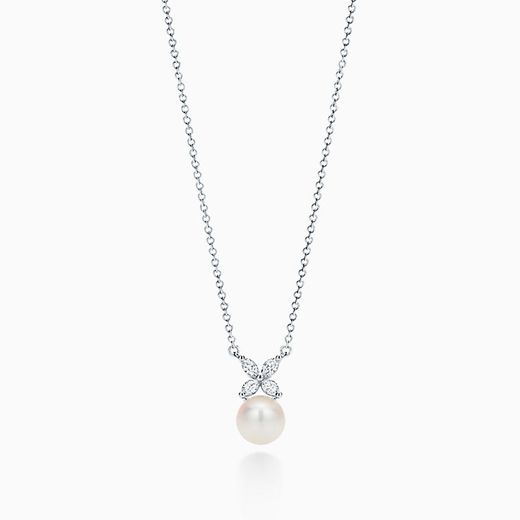 Tiffany Victoria™ Platinum Necklaces & Pendants | Tiffany & Co.