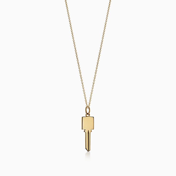Tiffany Keys Gold Necklaces & Pendants for Women | Tiffany & Co.