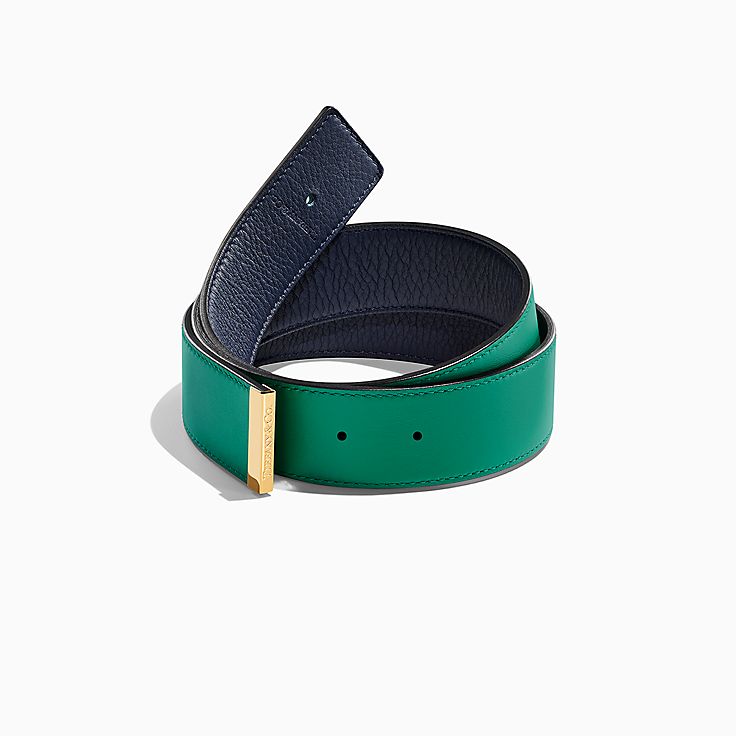 T&CO.® Reversible Belt Strap in Tiffany Blue® and Black T&CO.® Reversible Belt Strap in Tiffany Blue® and Black