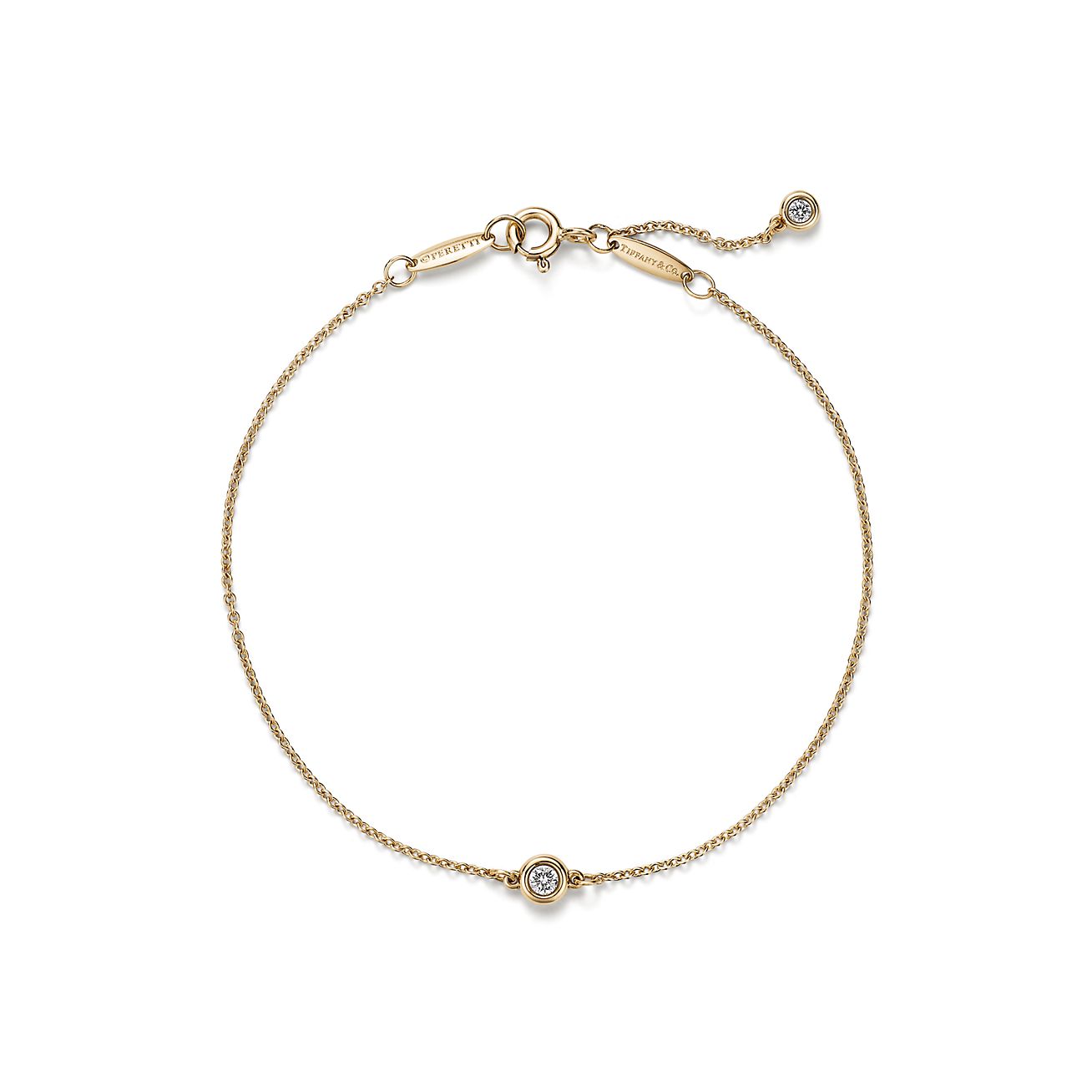 【日本限定】ダイヤモンド バイ ザ ヤード™ ブレスレット ダイヤモンド イエローゴールド | Tiffany & Co.