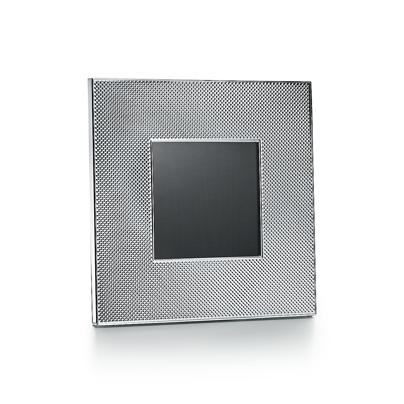 Diamond Point square frame in sterling silver. | Tiffany & Co. Australia
