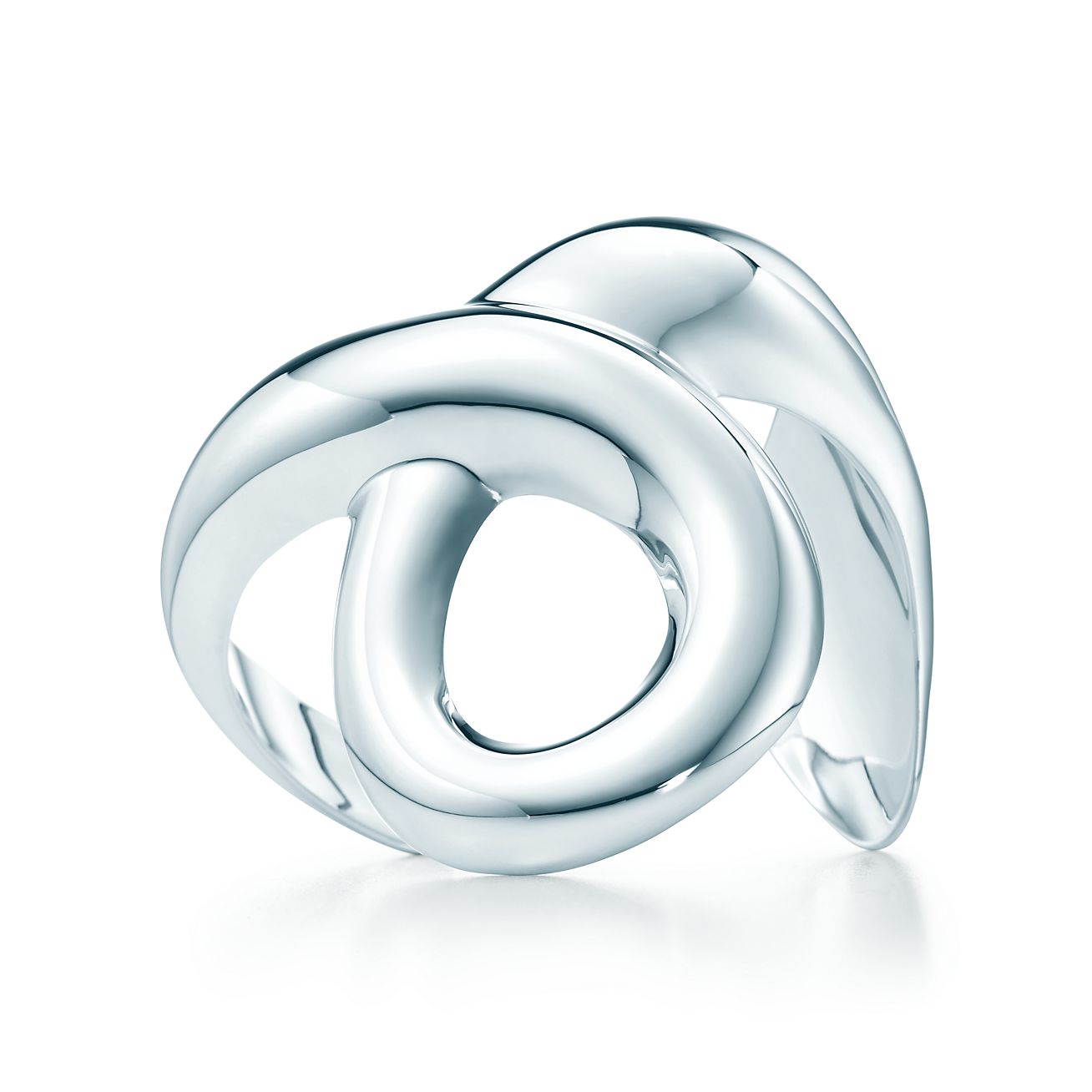 Elsa Peretti® E cuff in sterling silver, medium. | Tiffany & Co. US