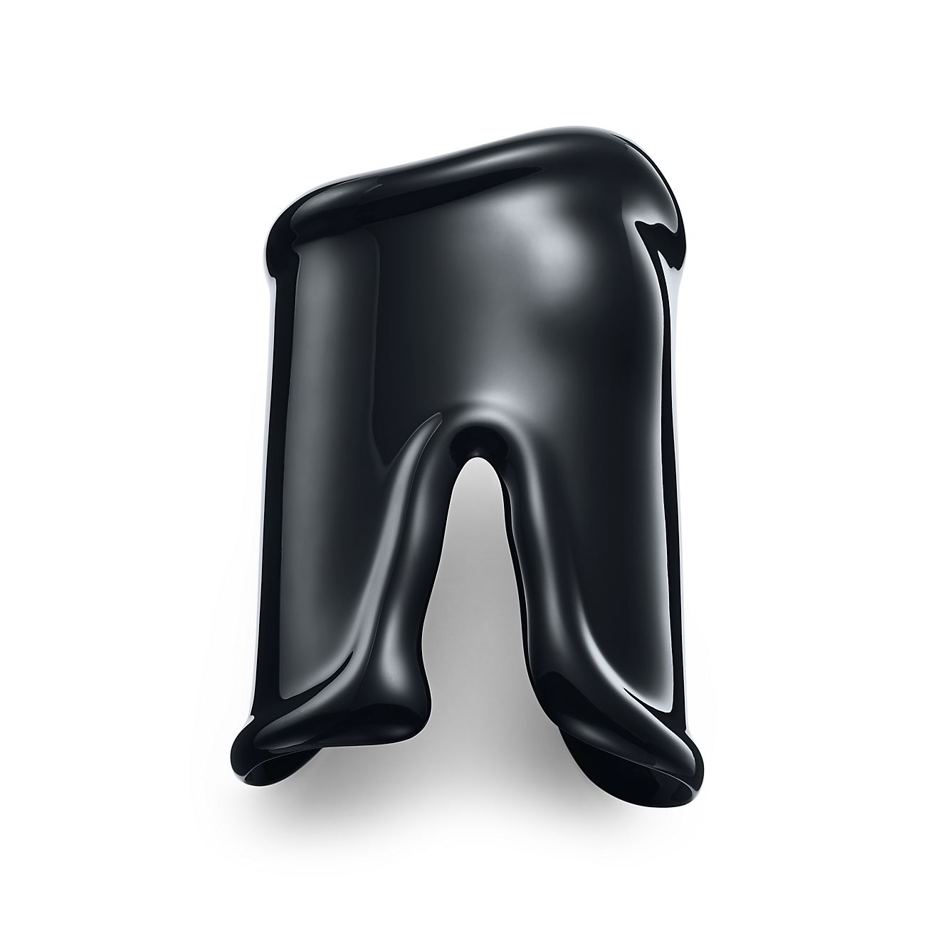 Elsa Peretti® Large Bone Cuff in Black Finish Over Copper, 95 mm Wide ...