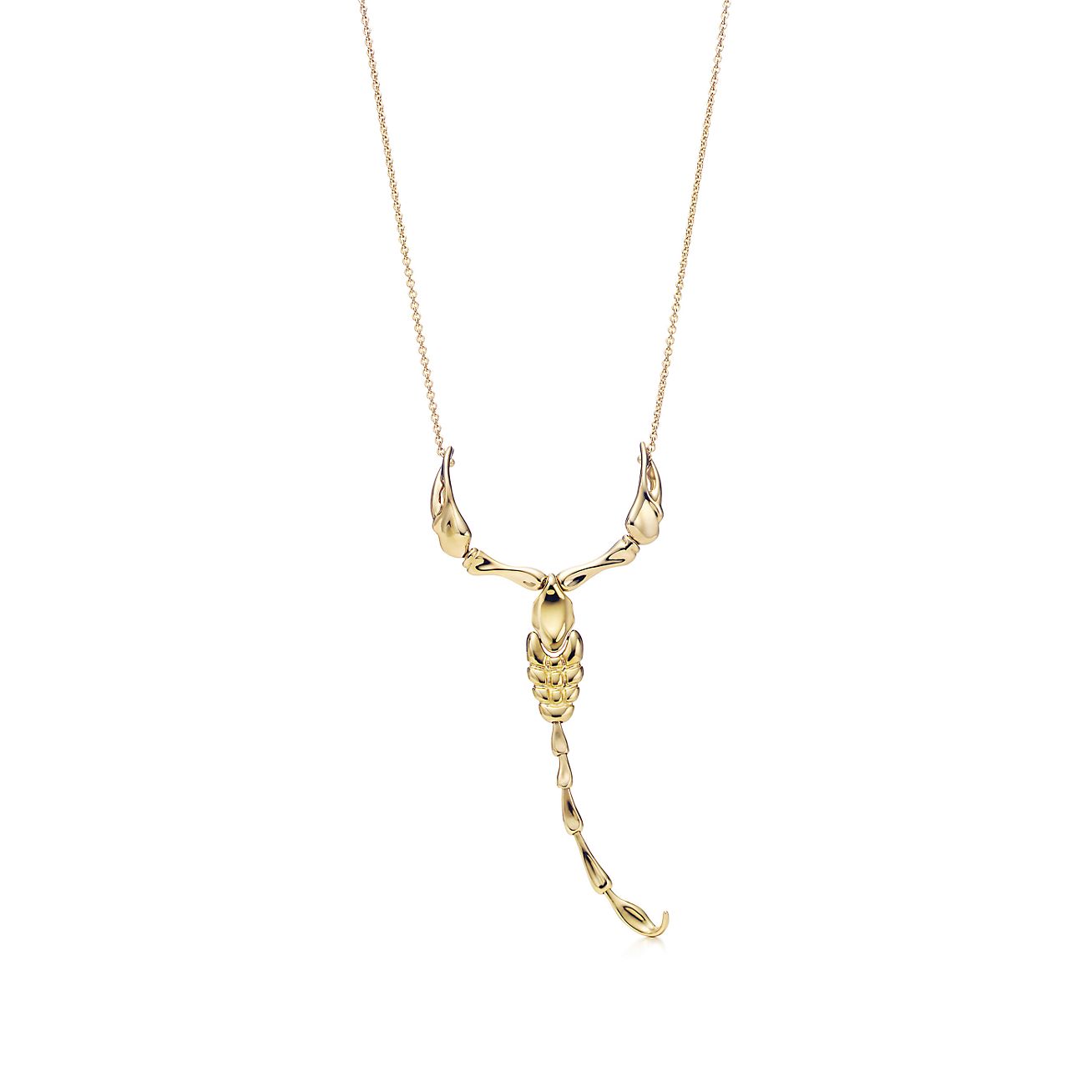Elsa Peretti™ Scorpion pendant in 18k gold. | Tiffany & Co. Malaysia