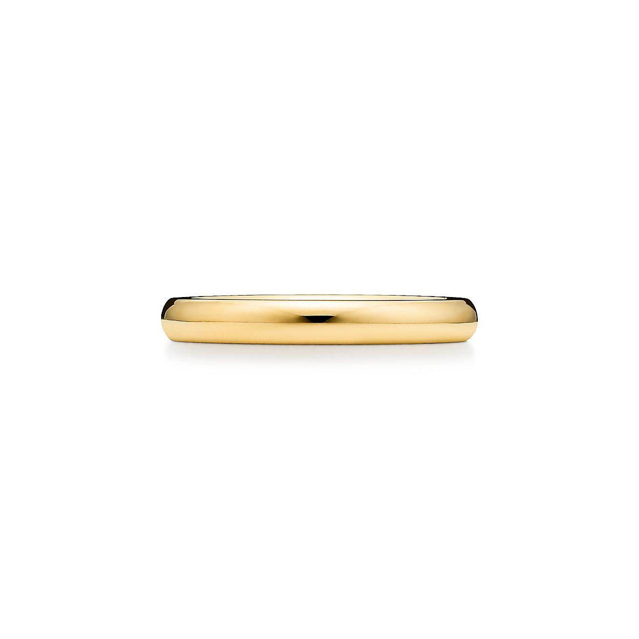 Elsa Peretti™ stacking band ring in 18k gold. | Tiffany & Co. Singapore