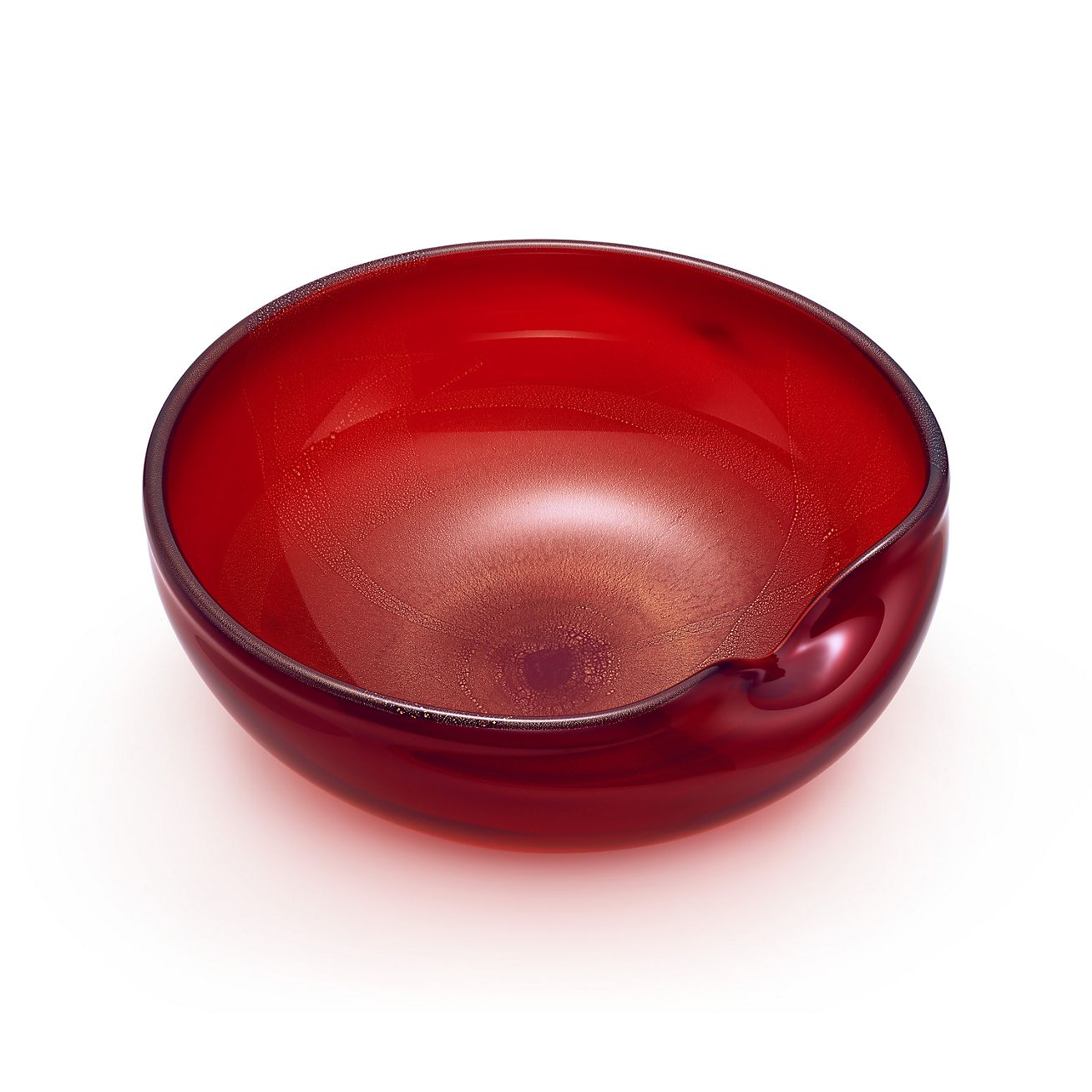Elsa Peretti® Thumbprint bowl in red Venetian glass. More sizes ...