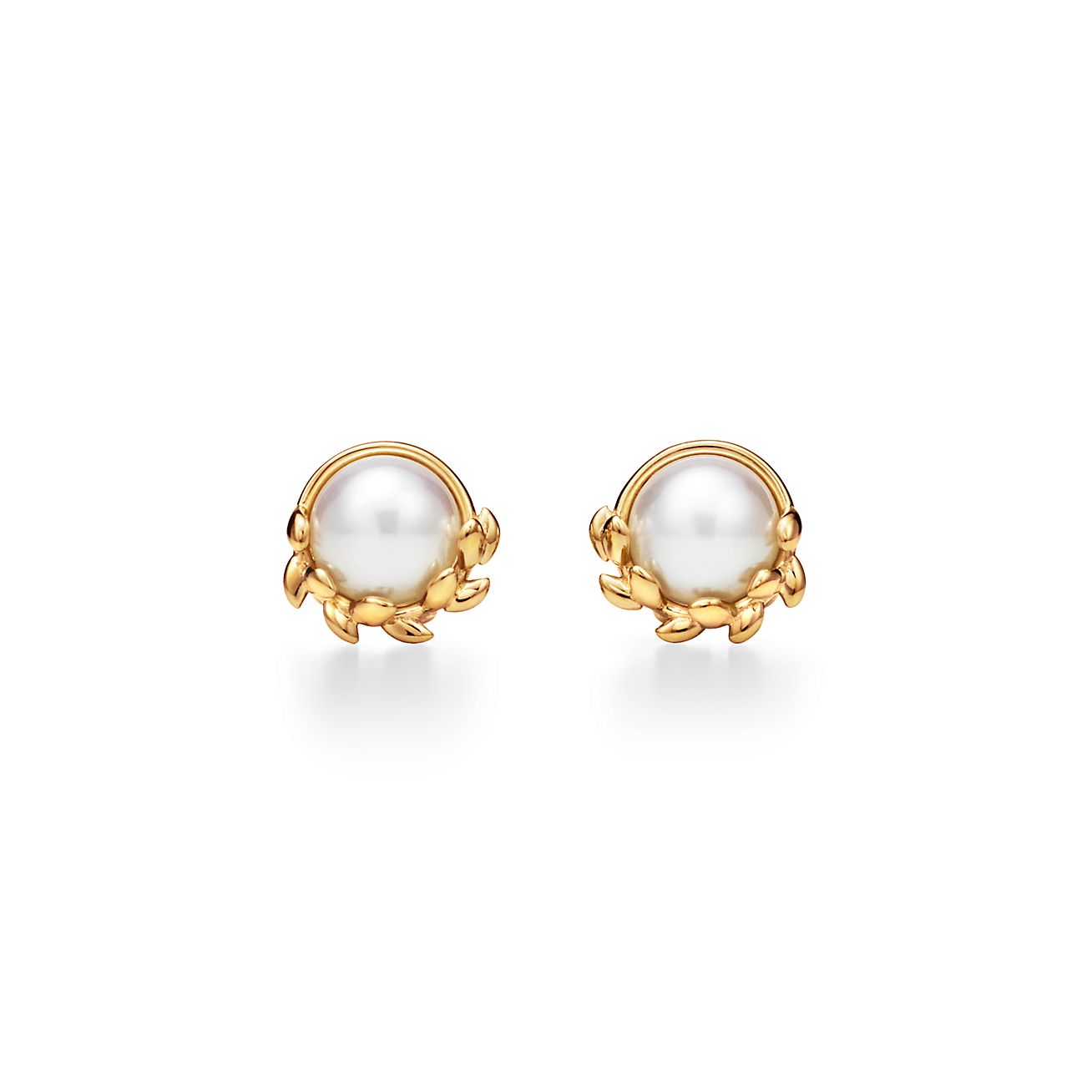 Paloma Picasso Olive Leaf Stud Earrings