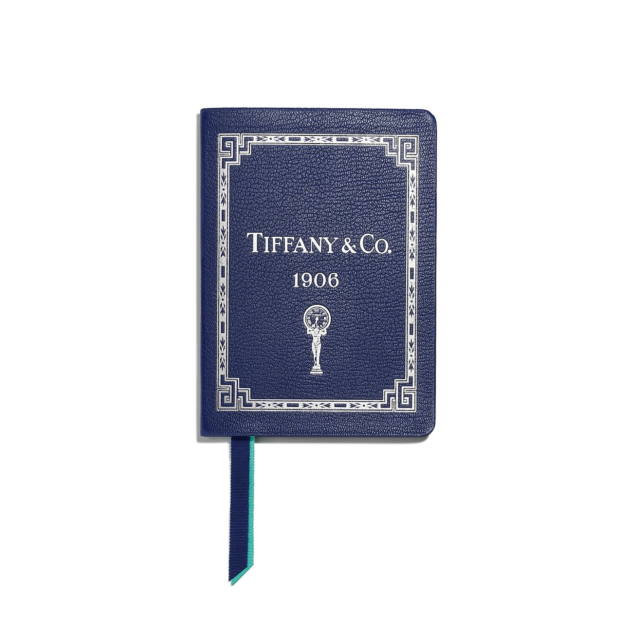 Personal Essentials Notebook in Navy Leather | Tiffany & Co. Australia
