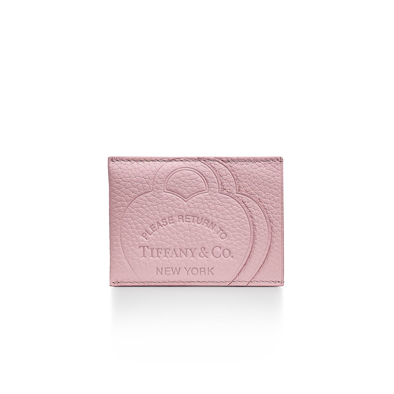 Return to Tiffany™ Card Case in Crystal Pink Leather | Tiffany & Co.