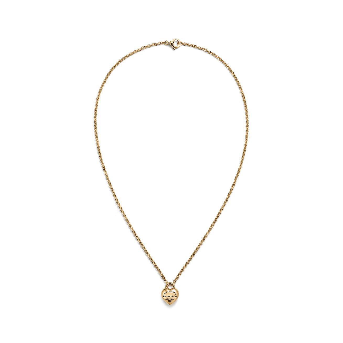 Tiffany full heart pendant store