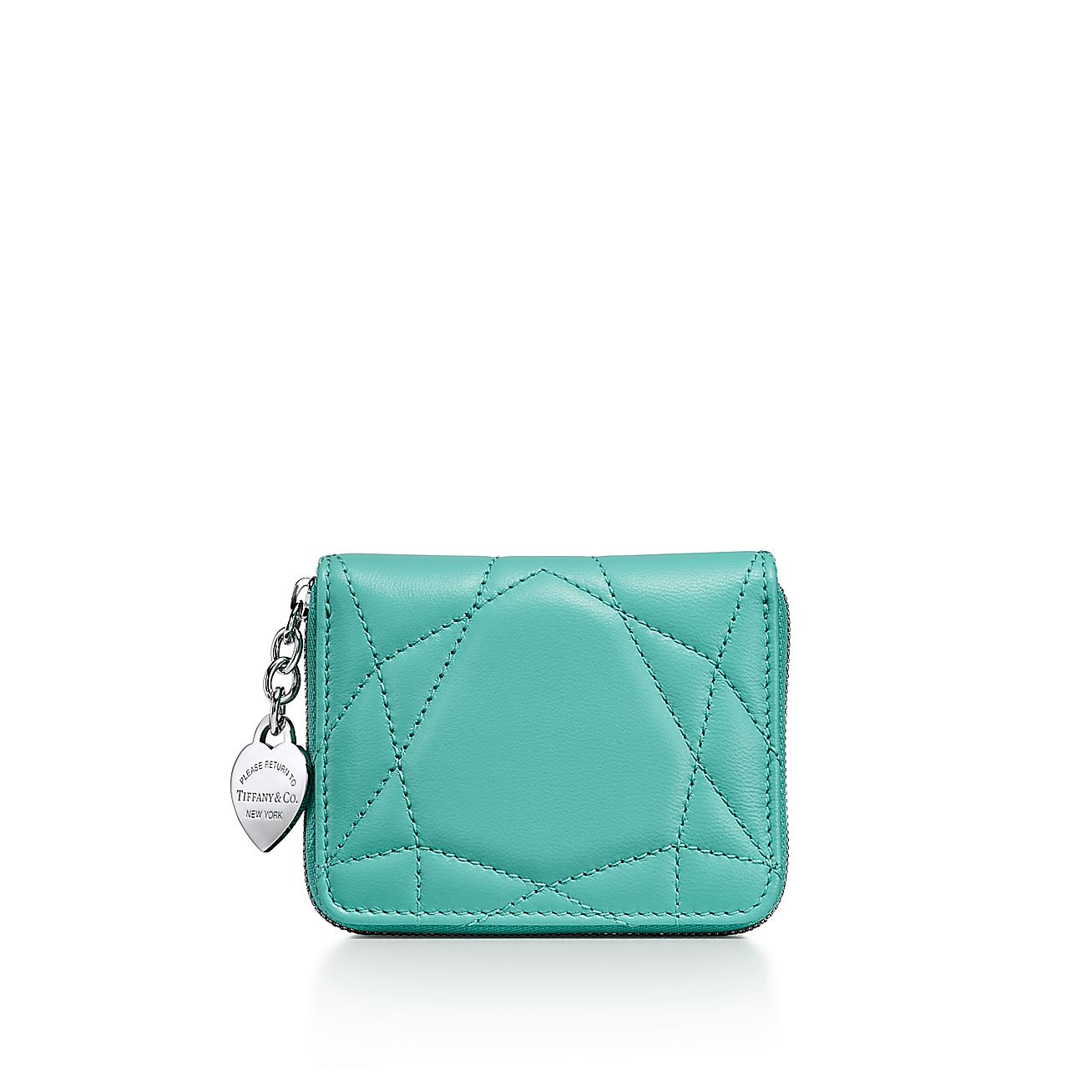 Return to Tiffany™ Padded Small Wallet in Tiffany Blue® Leather ...