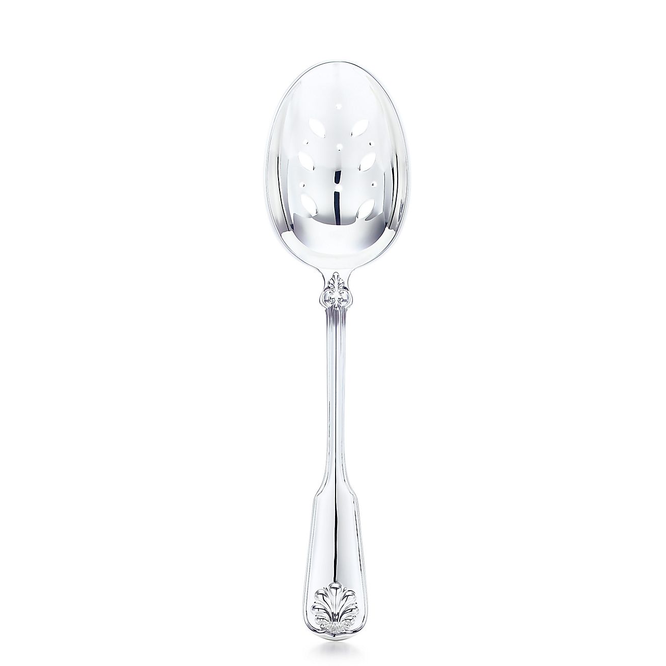 Shell & Thread vegetable spoon, pierced. | Tiffany & Co.