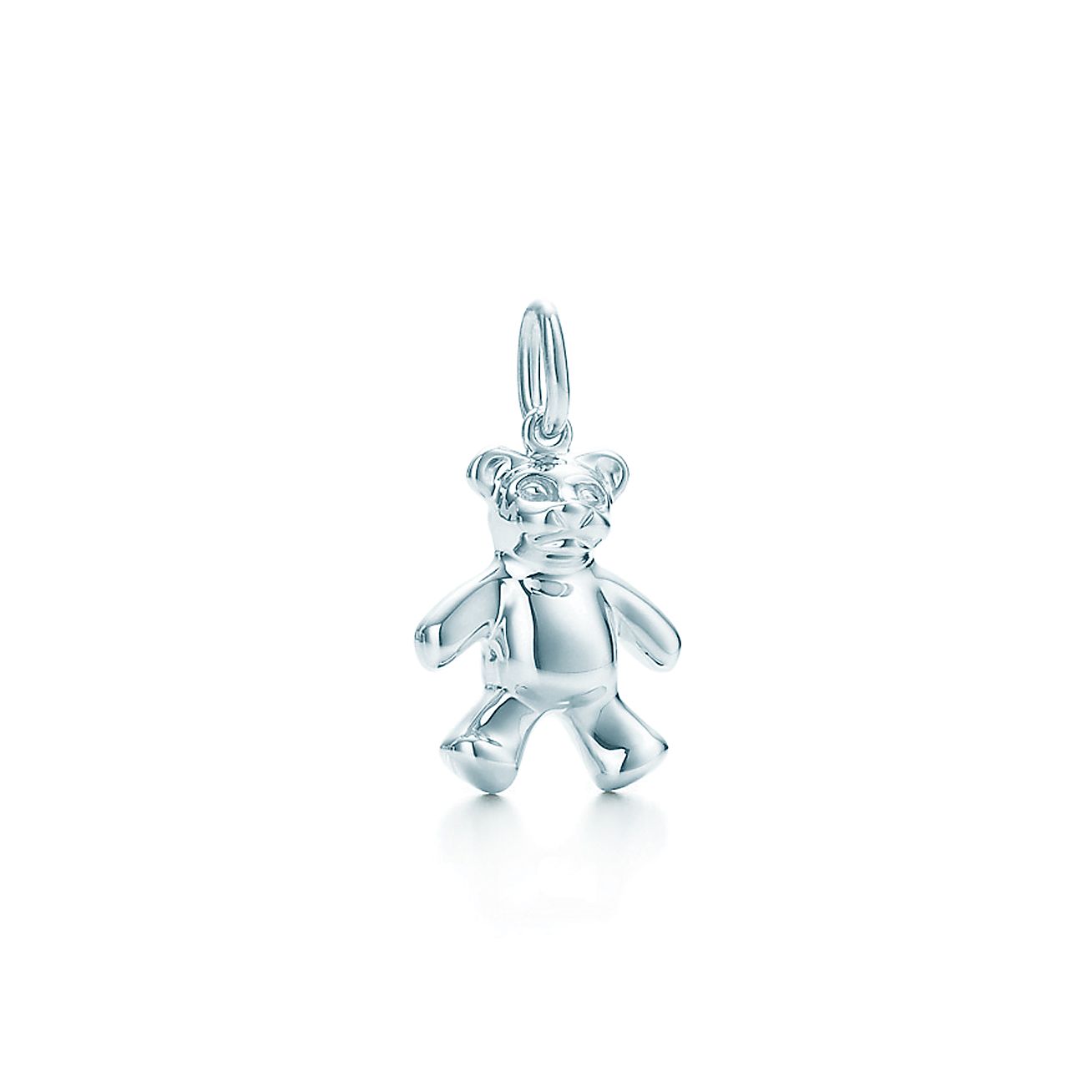 Teddy Bear charm in sterling silver. | Tiffany & Co.