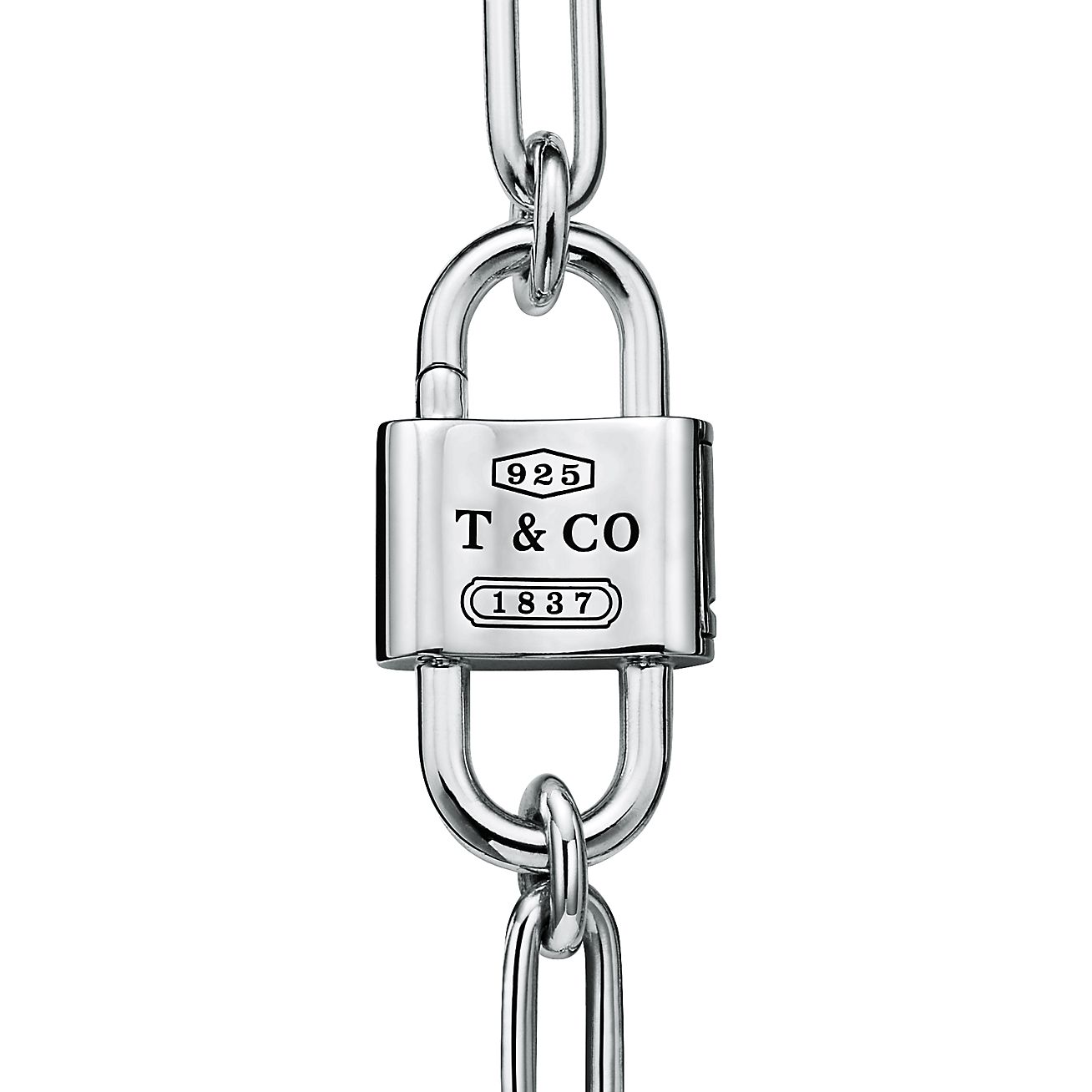 Tiffany 1837 Medium Double Lock Bracelet in Sterling Silver Tiffany Co. Australia