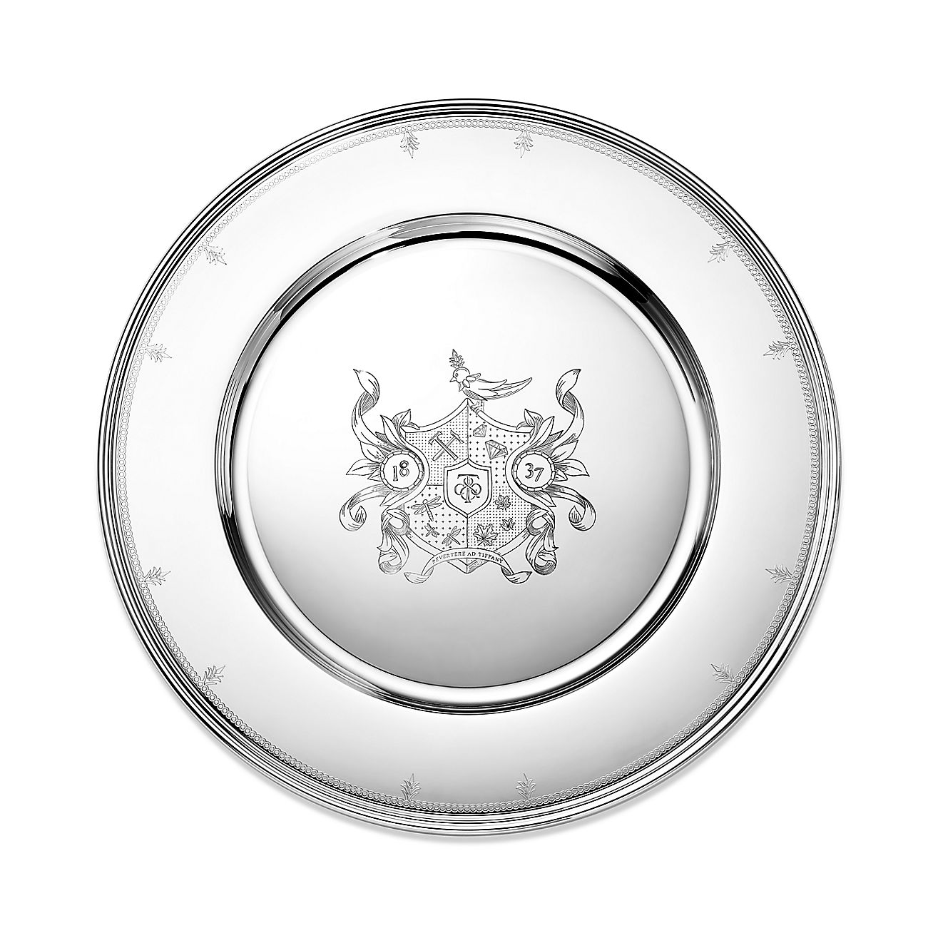 Tiffany Crest Charger in Sterling Silver | Tiffany & Co. CA