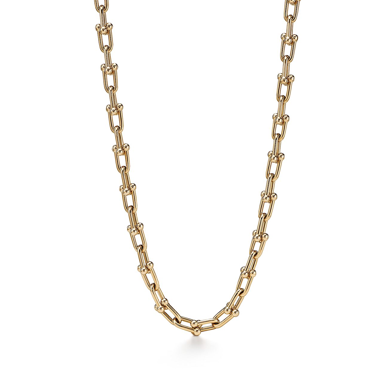 Tiffany HardWear Medium Link Necklace in Yellow Gold | Tiffany & Co ...