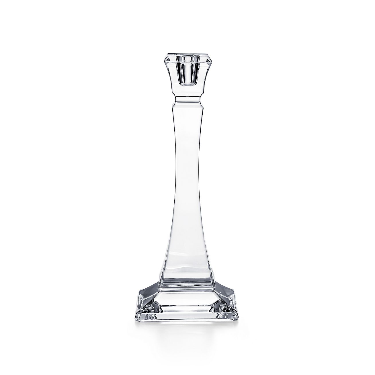 Tiffany Home Essentials Square Candlestick in Crystal Glass | Tiffany ...