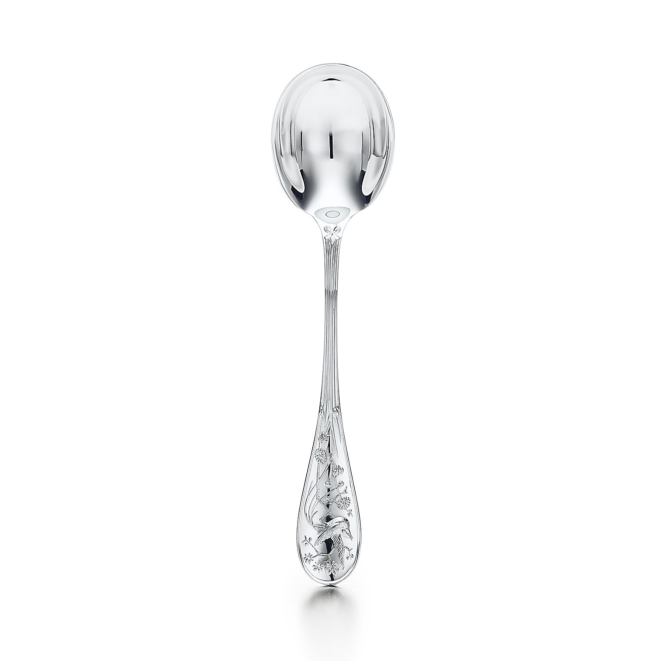 Tiffany Jardin sugar spoon in sterling silver. | Tiffany & Co.