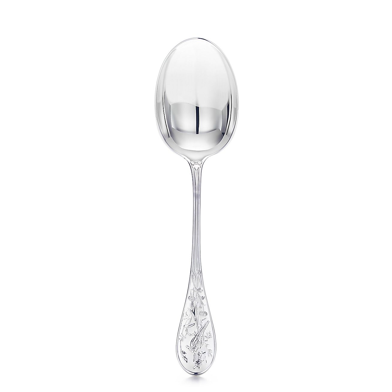 Tiffany Jardin vegetable spoon in sterling silver. | Tiffany & Co ...