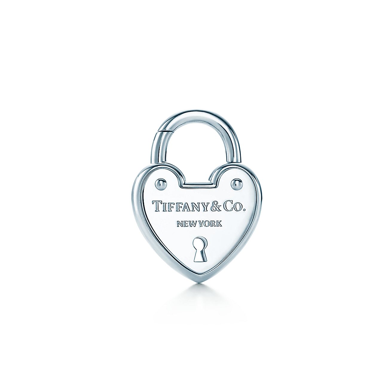 Tiffany Locks heart lock in sterling silver, medium. | Tiffany & Co.