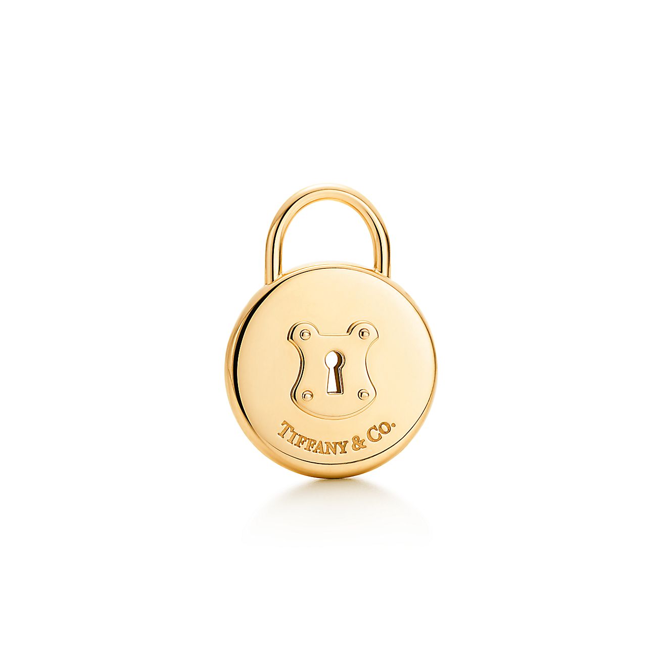 Tiffany Locks vintage round lock in 18k gold, medium. | Tiffany & Co.
