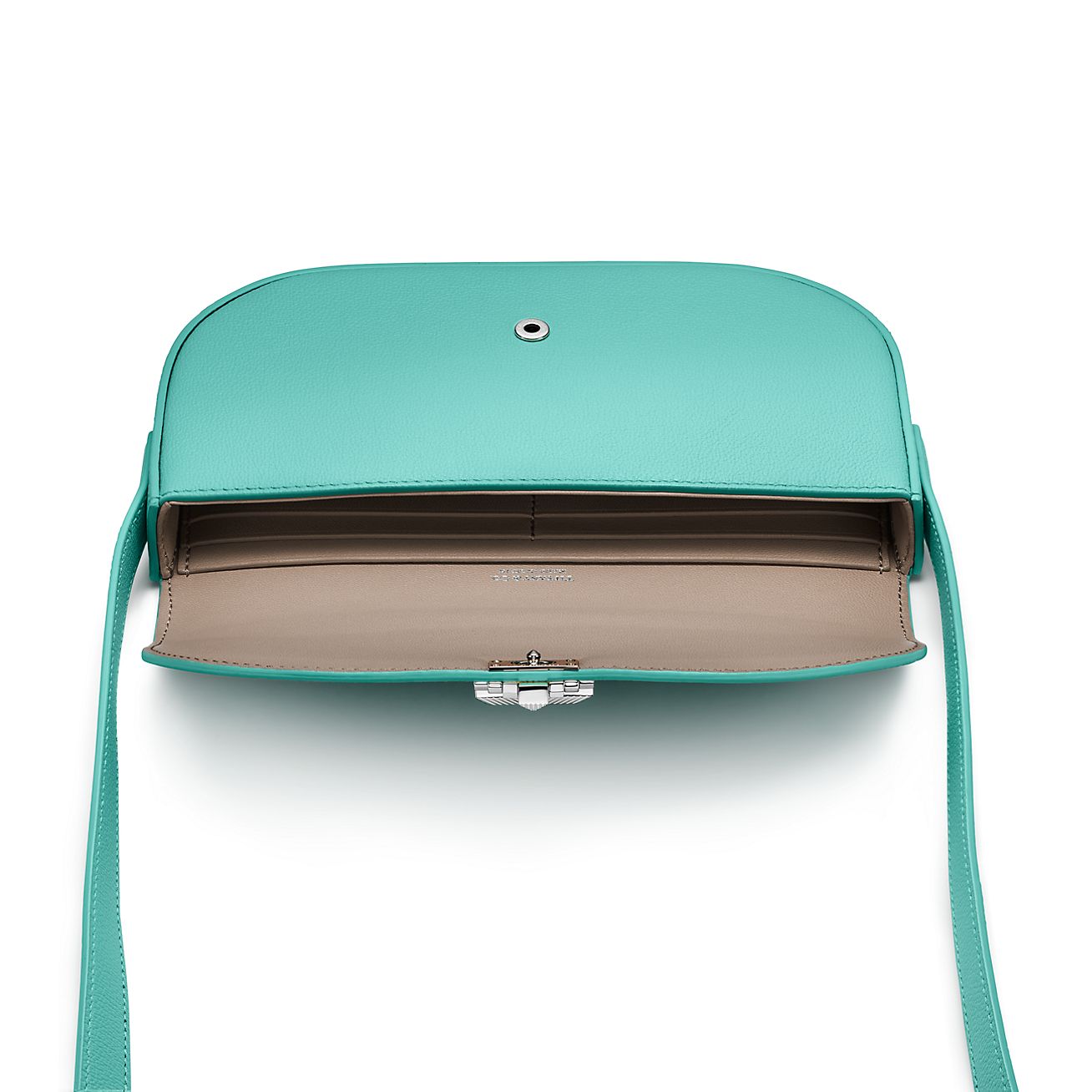 Tiffany T Deco Crossbody Wallet in Tiffany Blue® Calf Tiffany T Deco Crossbody Wallet in Tiffany Blue® Calf