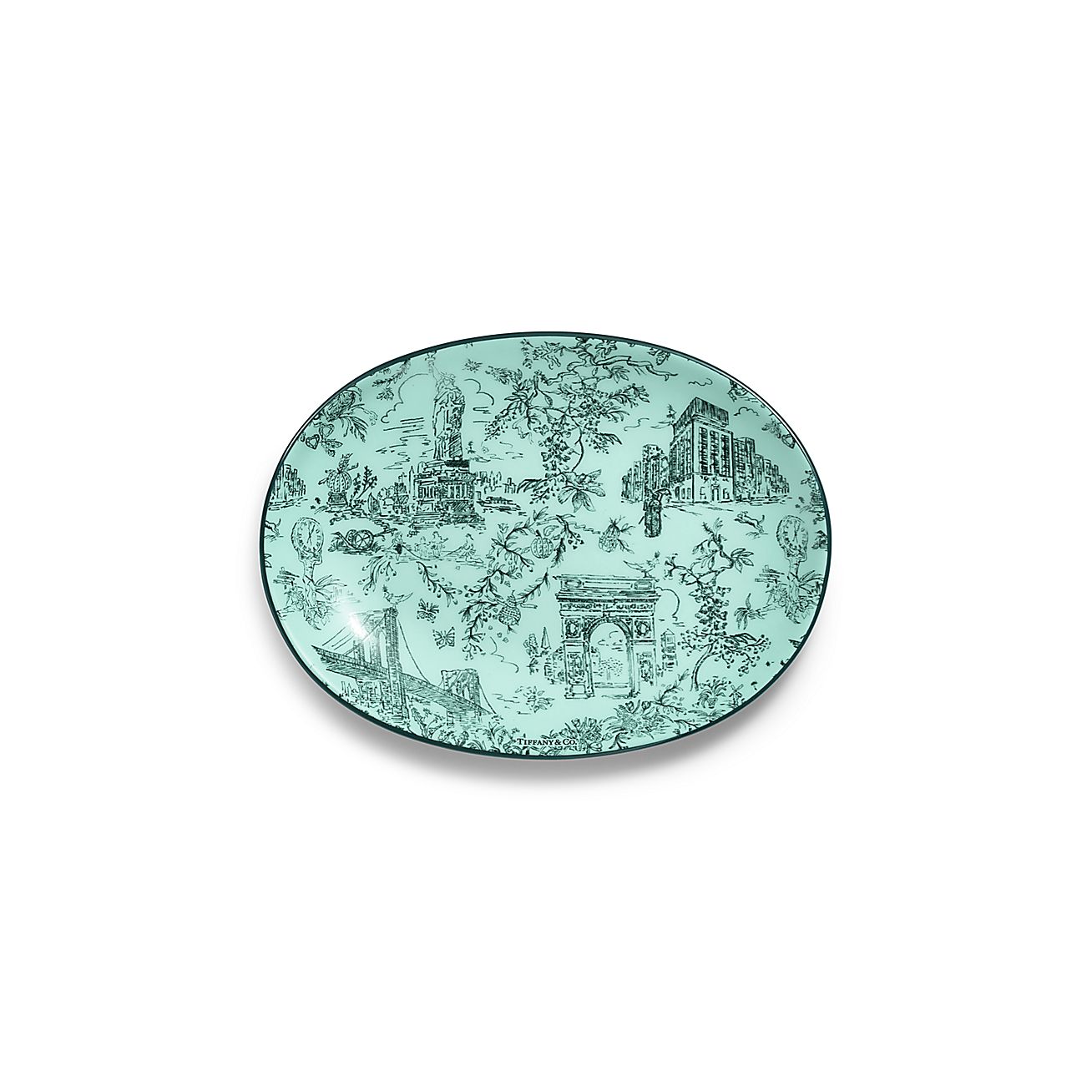 Tiffany Toile Butter Plate in Tiffany Blue® Bone China | Tiffany & Co ...