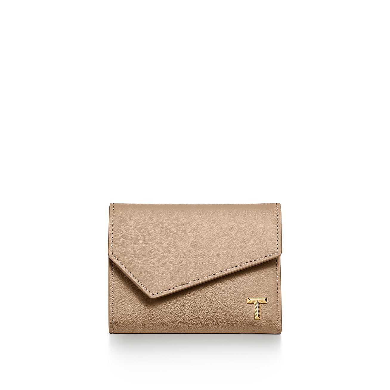 Tiffany T Wallet in Taupe Leather | Tiffany & Co. CA