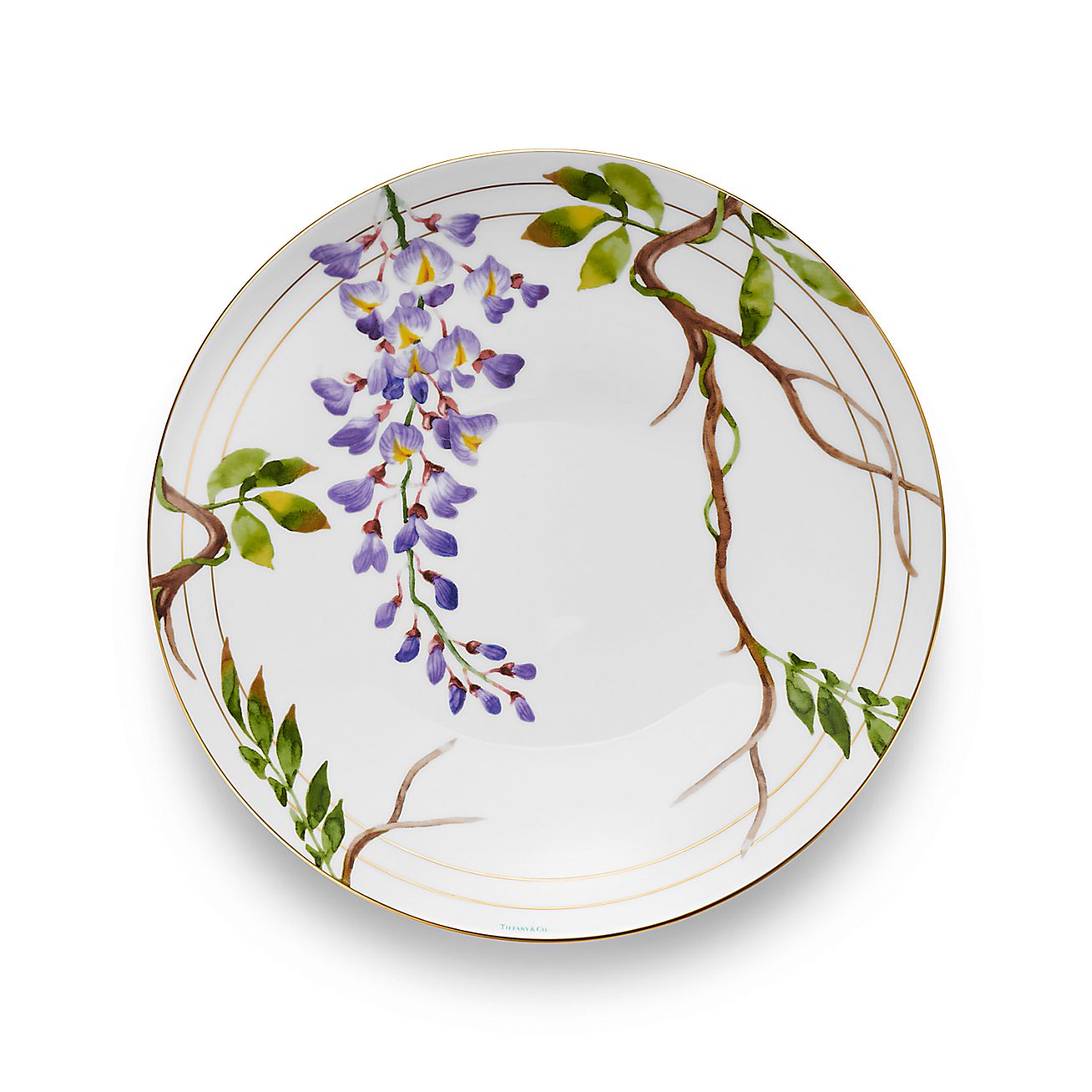 Plato extendido Tiffany Wisteria en porcelana | Tiffany & Co.