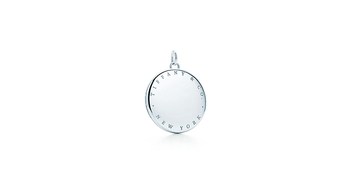 "Tiffany & Co." round locket in sterling silver, extra large. | Tiffany ...
