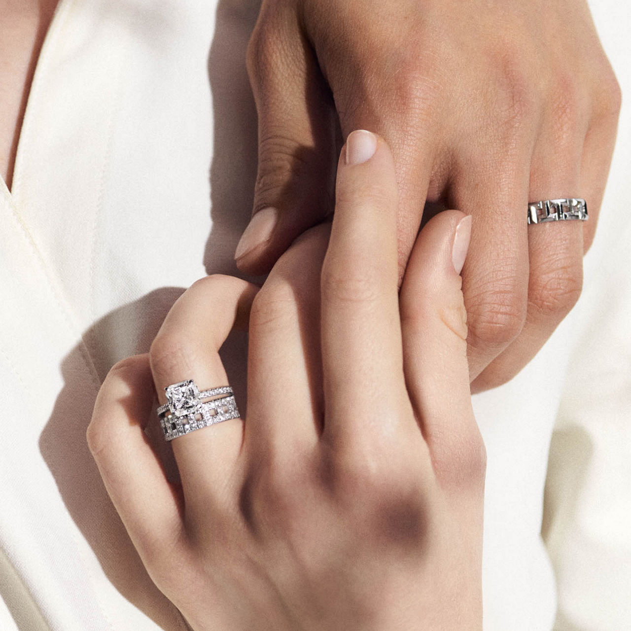 How to Choose a Wedding Band for Your Engagement Ring | Tiffany & Co.