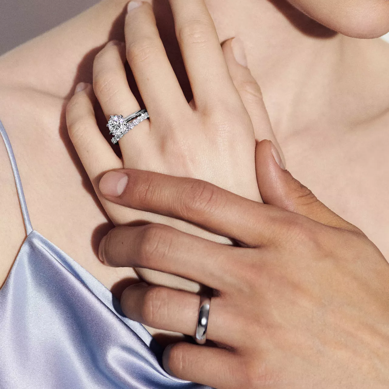 White Gold Wedding Band Sets | Tiffany & Co. UK