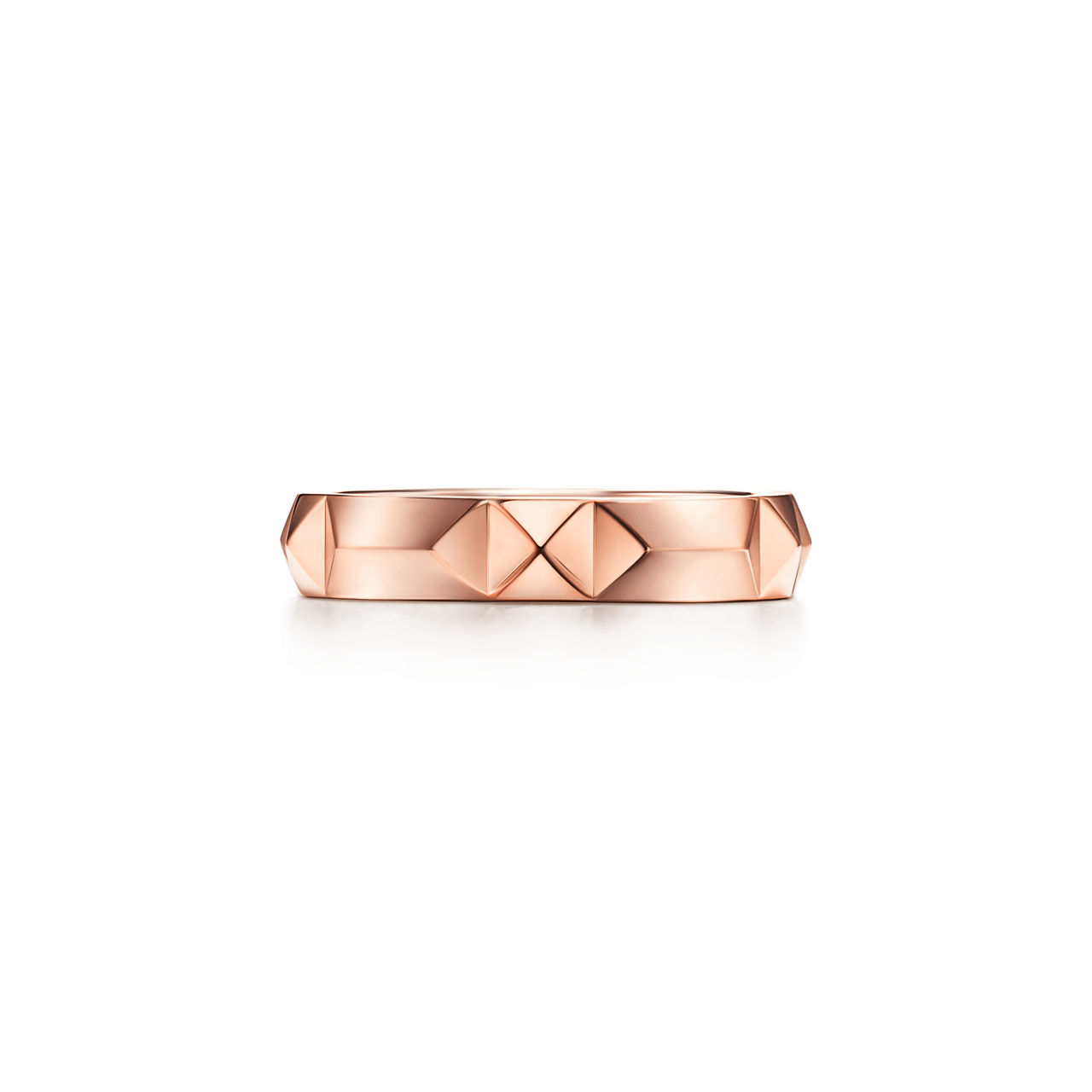 Tiffany True®:Band Ring in Rose Gold, 4 mm Wide | Tiffany & Co. US