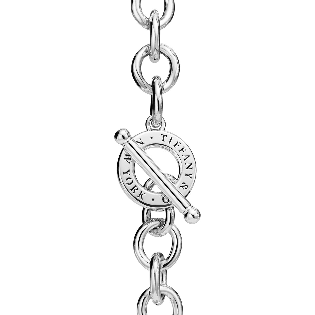Return to Tiffany™:Collier Full Heart avec fermoir à bascule en argent ...