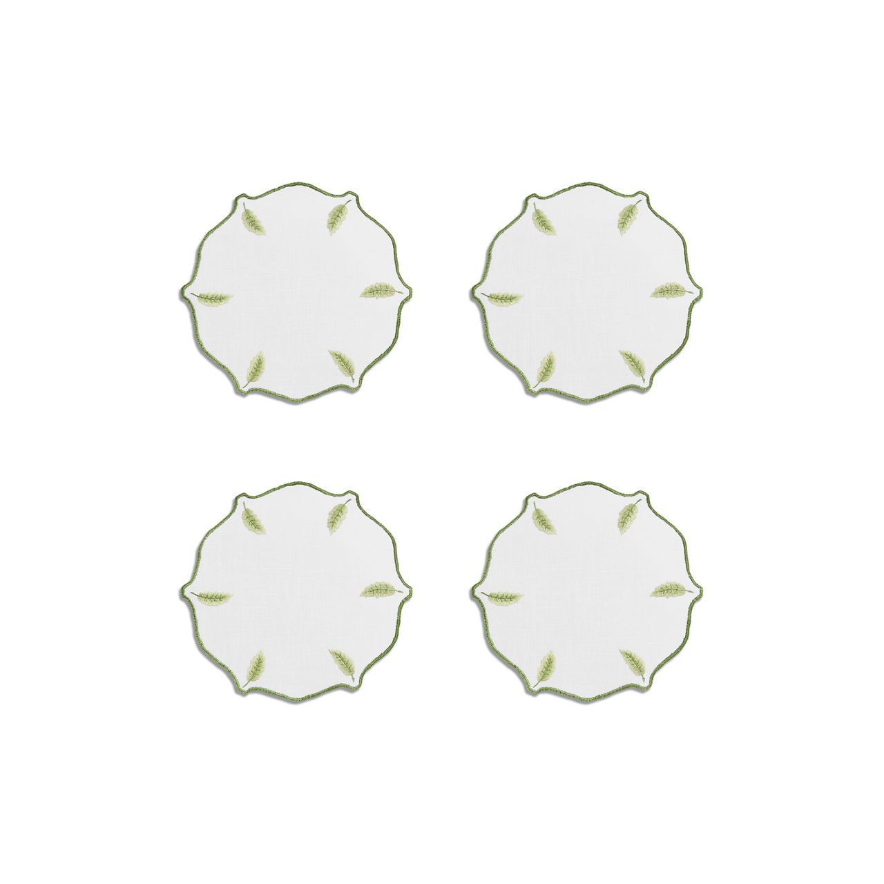 Tiffany Wisteria:Coasters in Linen, Set of Four | Tiffany & Co. US