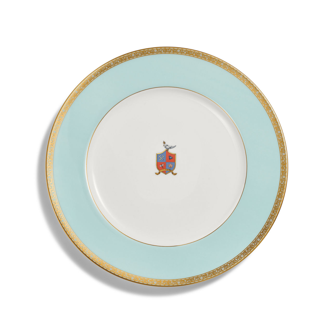 Tiffany Crest:Dinner Plate in Bone China | Tiffany & Co. Belgium