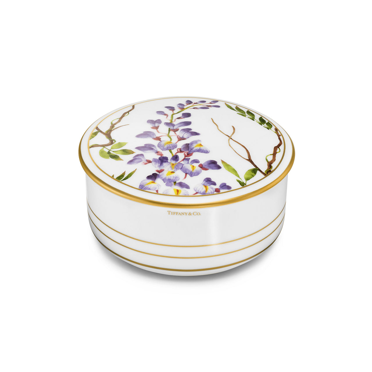 Tiffany Wisteria:Mittelgroße Dose aus Porzellan | Tiffany & Co. Österreich