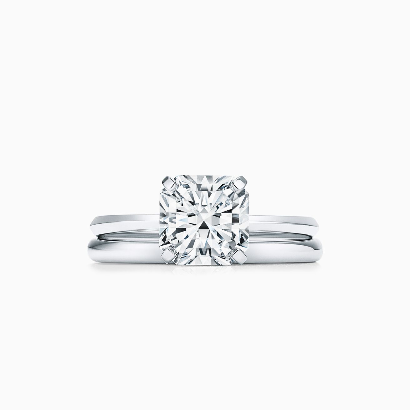 Tiffany True engagement ring in platinum: an icon of modern love ...